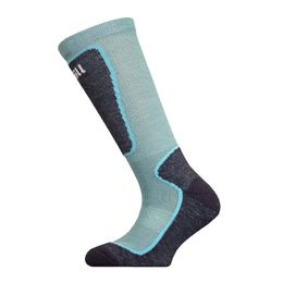 UphillSport Damen Socken "VALTA JR", Gr. 37, blau, 60% Wolle, 20% Polyamid, 18% Polypropylen, 2% Elasthan, mehrfarbig, Socken, mit 4-Lagen-Struktur