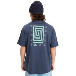 Quiksilver Herren T-Shirt "Cl Soul Maze"schwarz navy, Gr. M, Obermaterial: 100% Walkfrottier;, Shirts