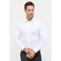 Eterna Herren Langarmhemd "MODERN FIT", wei&szlig;, Gr. 38, Satin, 100% Baumwolle, Hemden, NON IRON (b&uuml;gelfrei)