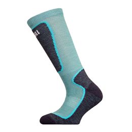 UphillSport Damen Socken "VALTA JR", Gr. 31, blau, 60% Wolle, 20% Polyamid, 18% Polypropylen, 2% Elasthan, mehrfarbig, Socken, mit 4-Lagen-Struktur