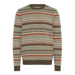 Blend Herren Strickfleece-Pullover "Strickpullover BHPullover", gr&uuml;n, Gr. L, Obermaterial: 100% Polyacryl PAN., Pullover