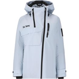 SLOPE Damen Skijacke "Zuko", wei&szlig;, Gr. XS, mehrfarbig, 100% Polyester, Jacken, mit wasserdichter Membran und getapten N&auml;hten