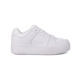 DC Shoes Damen Sneaker "Manteca 4 Platform", Gr. 5, wei&szlig;, Obermaterial: Leder (Kuh) / Futter: Textil / Au&szlig;ensohle: Gummi., Schuhe