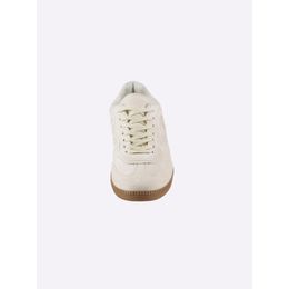 Heine Damen Sneaker, Gr. 41, beige, Synthetik, Schuhe
