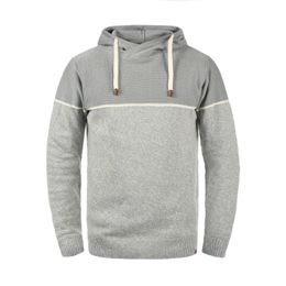INDICODE Herren Strickfleece-Pullover "Strickpullover IDLynde", grau, Gr. XL, Obermaterial: 100% Baumwolle CO., Pullover