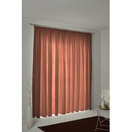 Vorhang WIRTH, B:132cm H:225cm, braun, Chenille, Polyacryl, Wohnzimmer, Gardinen, "Warnow", 270 g/m2