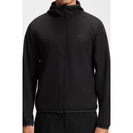 BOSS Green Herren Funktionsjacke "L Commuter", schwarz, Gr. XXL, unifarben, Web, Obermaterial: 95% Polyester, 5% Elasthan, Jacken, wasserabweisend