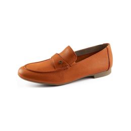 Paul Green Damen Slipper "Paul Green Slipper Glattleder", Gr. 38, orange, Glattleder, Schuhe