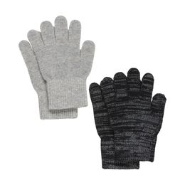 CeLaVi M&auml;dchen Strickhandschuhe "Strickhandschuhe CEMagic", grau, Gr. 7, Obermaterial: 52% Wolle WO. 31% Polyester PES. 13% Nylon NY. 4% Elasthan