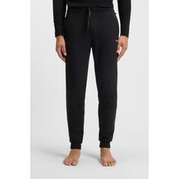 BOSS Herren Sweathose "Mix&Match Pants", Gr. XL, schwarz, Sweatware, Obermaterial: 95% Baumwolle, 5% Elasthan, unifarben, Hosen, mit BOSS Aufdruck