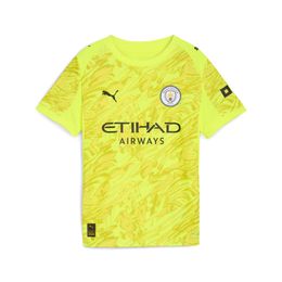 Puma Mädchen Trainingsshirt "Manchester City 25/26 Torwarttrikot Jugendliche", gelb, Gr. 152, Obermaterial: 100% Polyester; Rippe: 100% Polyester,