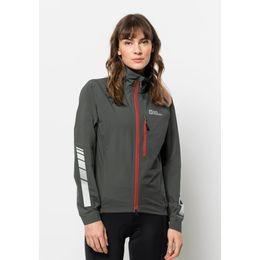 Jack Wolfskin Damen Fahrradjacke "MOROBBIA 2.5L JKT W", grün, Gr. M, OBERSTOFF 100% POLYESTER FUTTER 100% POLYESTER, Jacken