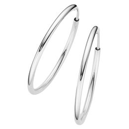 Firetti Damen Paar Creolen "Schmuck Geschenk Silber 925 rhodiniert", 30, Silber 925 (Sterlingsilber), silber, Silber 925 (Sterlingsilber), Ohrringe