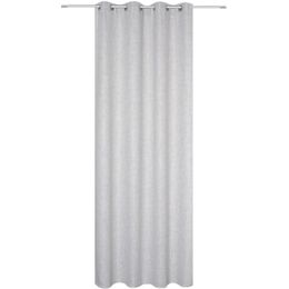 Vorhang HEINE HOME, B:140cm H:245cm, grau, Polyester, Gardinen