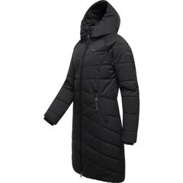 Ragwear Damen Steppmantel "Dizzie Coat", schwarz, Gr. M, Au&szlig;enmaterial: 100% Polyester. Innenfutter: 100% Polyester. Wattierung: 100% Polyester,
