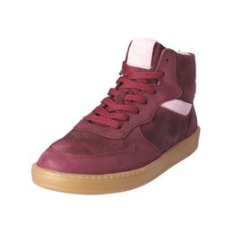 Ricosta Mädchen Sneaker "Ricosta Sneaker Veloursleder", Gr. 35, rot, Veloursleder, Schuhe