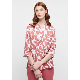 Eterna Damen Longbluse "REGULAR FIT", braun, Gr. 48, 59% cotton, 41% Leinen, Blusen