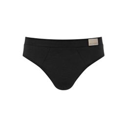 Sloggi Herren Slip "Slip GO Natural Brief C2P 2er Pack", Gr. XL, schwarz, Obermaterial: 95% Baumwolle CO. 5% Elasthan EL., Unterhosen