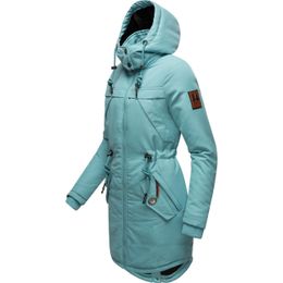 Marikoo Damen Wintermantel "Kamii", blau, Gr. XS, Oberstoff: 100% Nylon; Futter: 100% Polyester; Wattierung: 100% Polyester; &Auml;rmelfutter: 100%