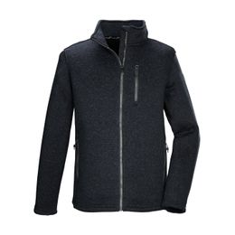 Killtec Herren Fleecejacke "KOW 73 MN FLC JCKT", schwarz, Gr. S, Oberstoff: Oberseite: 100% Polyester, R&uuml;ckseite: 100% Polyester, Futter: 100%