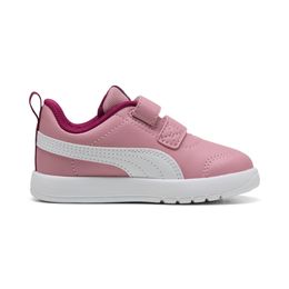 Puma M&auml;dchen Sneaker "COURTFLEX V3 V INF", Gr. 21, rosa, Synthetik, Schuhe, mit sportlichem Design, mit Klettverschluss, mit Synthetik-Laufsohle