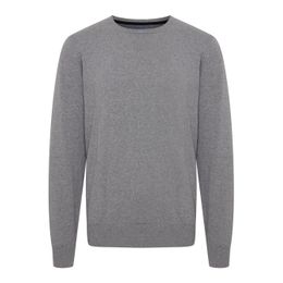 Blend Damen Strickfleece-Pullover "Strickpullover BHNolen", grau, Gr. L, Obermaterial: 100% Baumwolle CO., Pullover