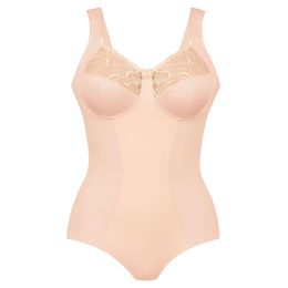 Anita Damen Miederbody "Komfort Korselett Lucia", Gr. 105, beige, Obermaterial: 64% Polyamid PA. 26% Elasthan EL. 10% Polyester PES., Bodys