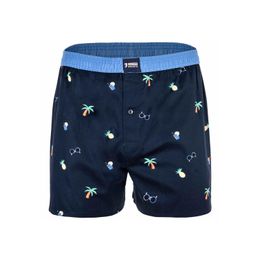 Happy Shorts Herren Webboxer "Web-Boxershorts 1er Pack", Gr. Sdrinks, Obermaterial: 100% Baumwolle CO., Unterhosen