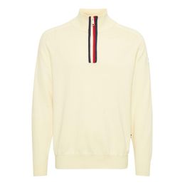 FQ1924 Herren Troyer "Troyer FQKyle", wei&szlig;, Gr. XL, Obermaterial: 87% Baumwolle CO. 13% Polyester PES., Pullover