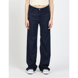 Gang Damen Weite Jeans "Gang Jeans Wide Fit 94AMELIE WIDE", blau, Gr. 28, Denim/Jeans, 89% Baumwolle, 8% Polyester, 3% Elasthan, Jeans