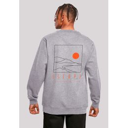 F4NT4STIC Herren Sweatshirt "Escape Discover the World Landscape", grau, Gr. XXL, Obermaterial: 50% Baumwolle, 50% Polyester, Sweatshirts, Discover