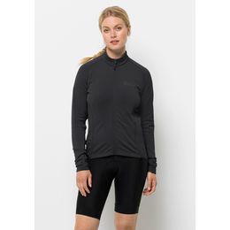 Jack Wolfskin Damen Fleecejacke "MOROBBIA FZ LIGHT W", schwarz, Gr. XL, 1. OBERSTOFF 95% POLYESTER, 5% ELASTHAN 2. OBERSTOFF 100% POLYESTER, Jacken