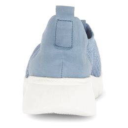 Gabor Damen Slip-On Sneaker, Gr. 39, blau, Nubukleder, Textil, unifarben, Schuhe, Slipper, Halbschuh mit Best Fitting f&uuml;r komfortable Passform