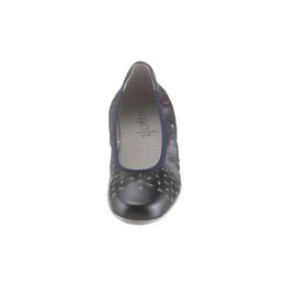 CLASSIC Damen Ballerina, Gr. 41, blau, Glattleder, Schuhe