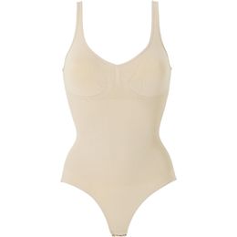 Damen Shaping-Body "Slim Body", MAGIC BODYFASHION, Gr. M, braun, Obermaterial: 89% Polyamid, 11% Elasthan, unifarben, Bodys, glatte, nahtlose