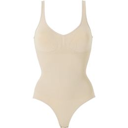 Damen Shaping-Body "Slim Body", MAGIC BODYFASHION, Gr. M, braun, Obermaterial: 89% Polyamid, 11% Elasthan, unifarben, Bodys, glatte, nahtlose