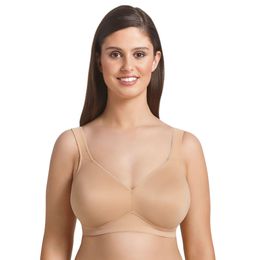 Anita Damen B&uuml;gelloser BH "BH ohne B&uuml;gel Twin", Gr. 70, beige, Obermaterial: 70% Polyamid PA. 30% Elasthan EL., BHs