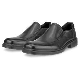 Ecco Herren Slipper "Helsinki 2", Gr. 48, schwarz, Glattleder, Schuhe, Business Schuh, Anzugschuh in klassischem Look