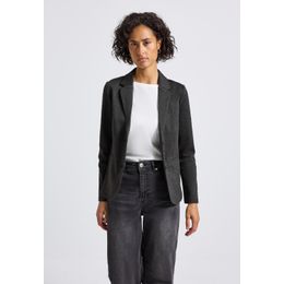 Street One Damen Kurzblazer, gr&uuml;n, Gr. 46, unifarben, Stoff, Obermaterial: 84% Polyester, 13% Viskose, 3% Elasthan; Futter: 100% Polyester, Blazer,