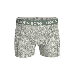 Bj&ouml;rn Borg BJ&Ouml;RN BORG Herren Boxershorts "Boxershort Cotton Stretch Boxer Trunks 3P 3er Pack", Gr. XXL, gr&uuml;n, Obermaterial: 95% Baumwolle CO. 5% Elasthan EL.,