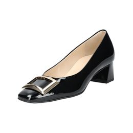Högl HÖGL Damen Pumps "Högl Pumps Leder", Gr. 38,5, schwarz, Leder, Schuhe