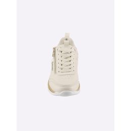 Kangaroos Damen Sneaker, Gr. 40, beige, Lederimitat, Schuhe
