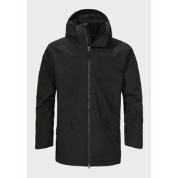 Sch&ouml;ffel SCH&Ouml;FFEL Herren Langjacke "Urban Ins Parka Style Malkay MNS", schwarz, Gr. 48, Oberstoff: Aussenseite: 100% Polyester; (Membran: Thermoplastisches