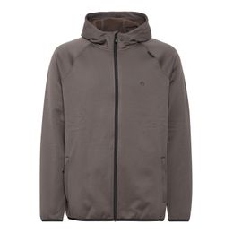 North Bend Herren Fleecejacke "Fleecejacke NBBartos", grau, Gr. S, unifarben, Obermaterial: 95% Polyester PES. 5% Elasthan EL., Jacken