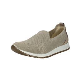 IMac Damen Slipper "IMac Slipper Lederimitat/Textil", Gr. 40, beige, Lederimitat, Textil, Schuhe
