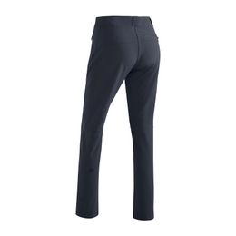 Maier Sports Damen Outdoorhose "Latit slim W", blau, Gr. 17, 88% Polyester (recycelt), 12% Elasthan, Hosen, Damen Wanderhose, lange Outdoor-Hose,