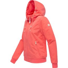Ragwear Damen Outdoorjacke "Oggie YOUMODO", orange, Basic, Gr. M, Obermaterial: 100% Polyester; Innenfutter: 100% Polyester, Jacken, Wasserdichte und