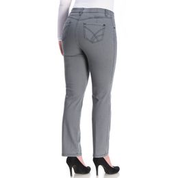 KjBRAND Damen Stretch-Hose "Betty", grau, Gr. 54, Denim/Jeans, Obermaterial: 78% Baumwolle, 18% Polyester, 4% Elasthan, Hosen, super Stretch