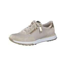 Paul Green Damen Sneaker "Paul Green Sneaker Leder", Gr. 42, beige, Leder, Schuhe