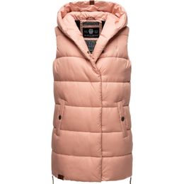Navahoo Damen Steppweste "Madilynaa", rosa, Gr. M, Oberstoff: 100% Polyester; Futter: 100% Polyester; Wattierung: 100% Polyester, Westen, stylische